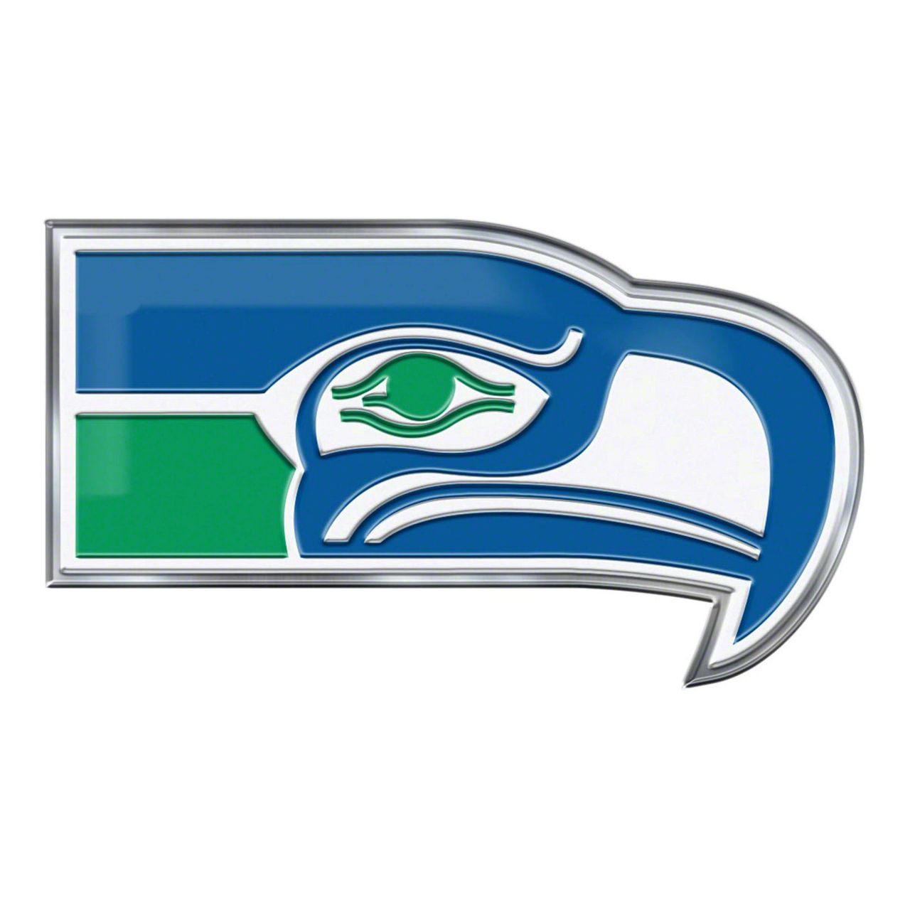 Sierra 3500 Seattle Seahawks Embossed Emblem; Blue and Green (Universal ...