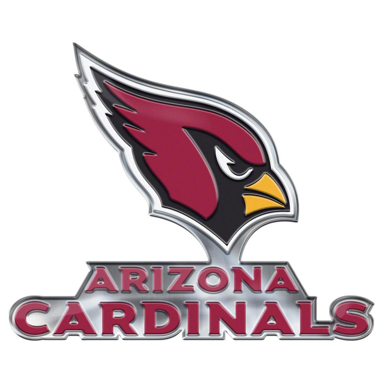 Silverado 1500 Arizona Cardinals Embossed Emblem; Red (Universal; Some ...