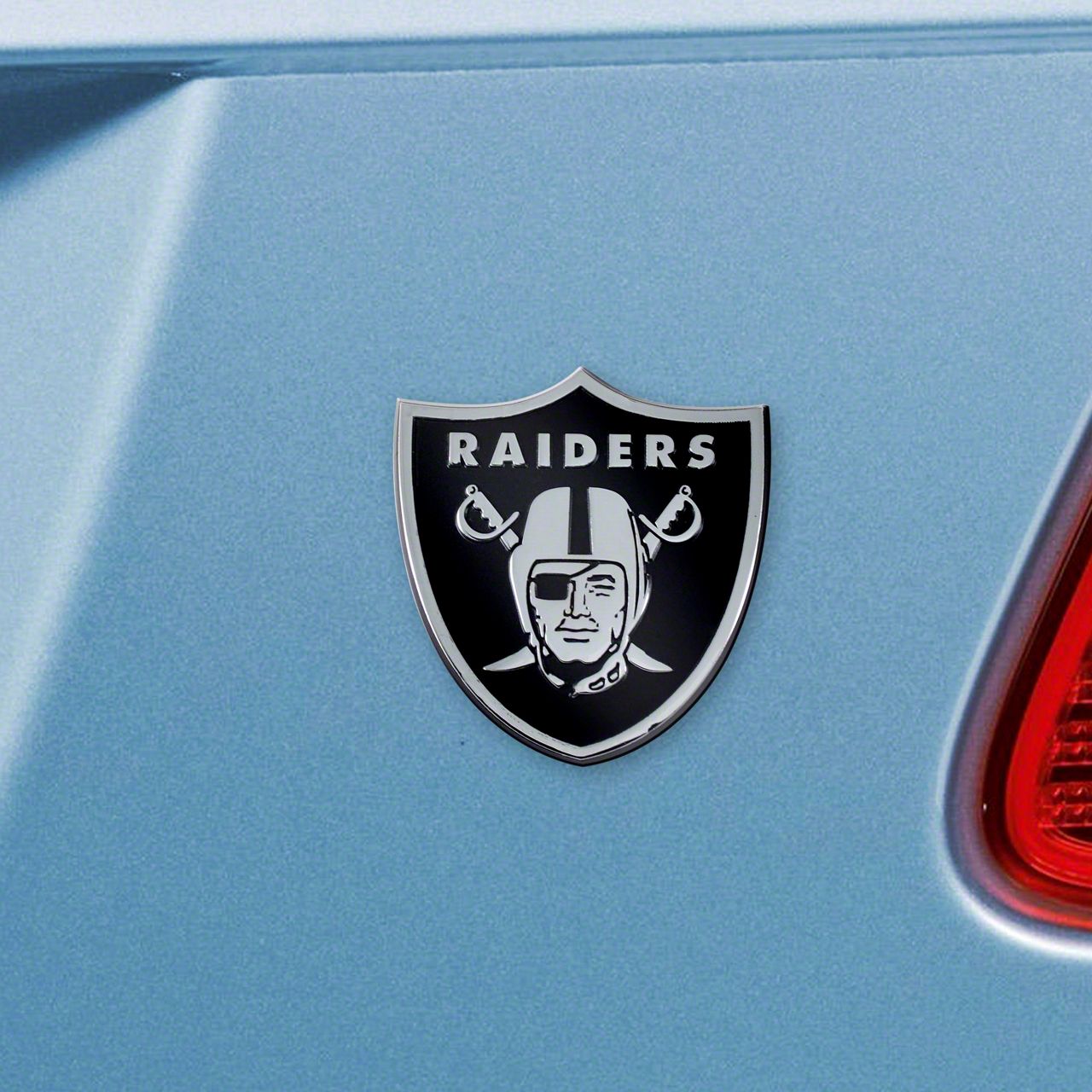 Silverado 1500 Las Vegas Raiders Emblem; Chrome (Universal; Some ...