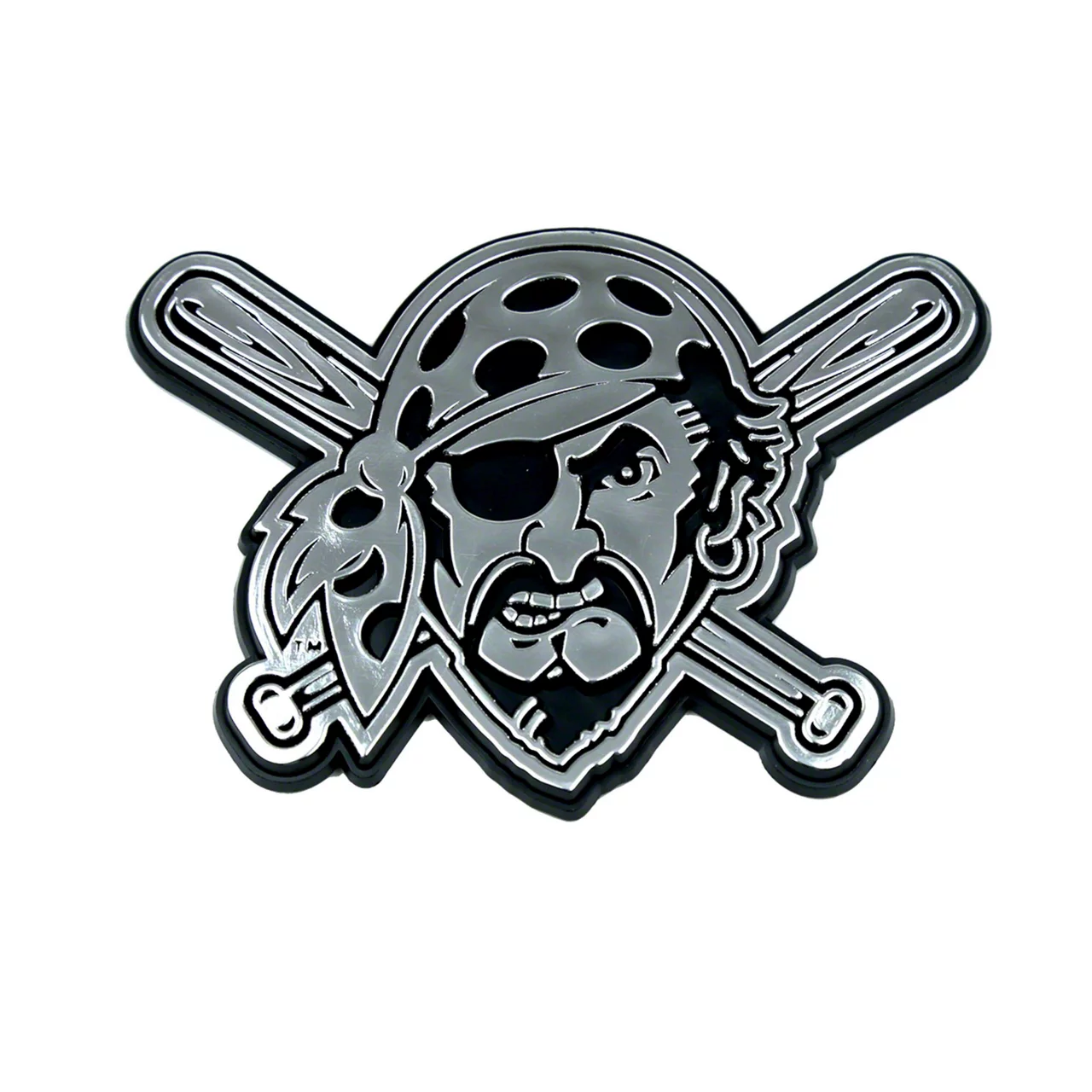 Silverado 1500 Pittsburgh Pirates Molded Emblem; Chrome (Universal ...
