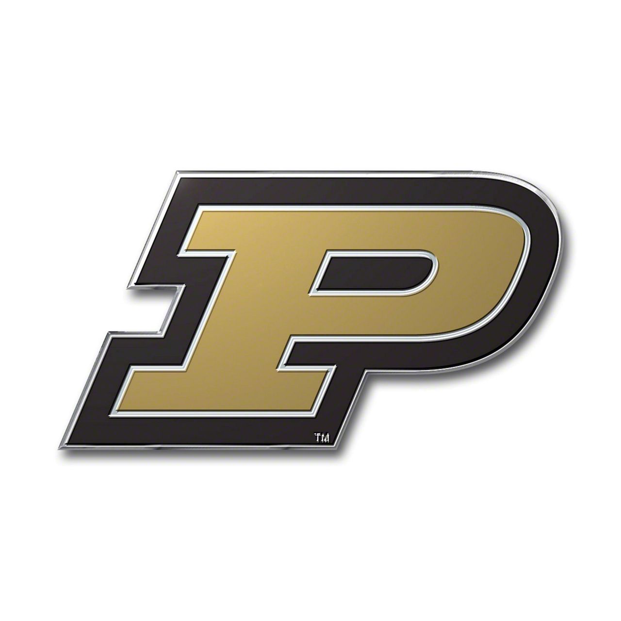 Silverado 1500 Purdue University Embossed Emblem; Gold (Universal; Some ...