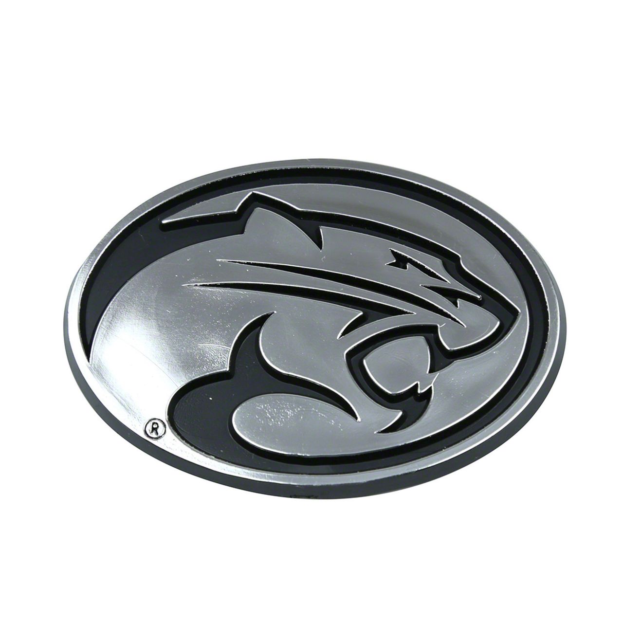 Silverado 1500 University of Houston Molded Emblem; Chrome (Universal ...