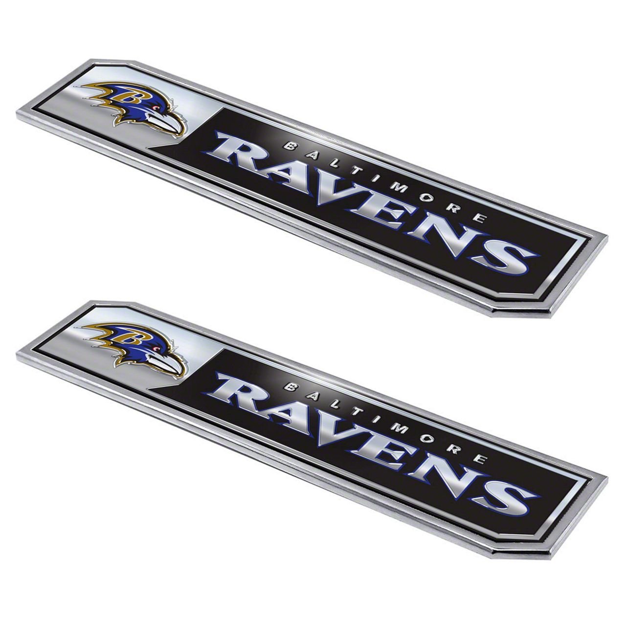 Silverado 2500 Baltimore Ravens Embossed Emblems; Black (Universal ...