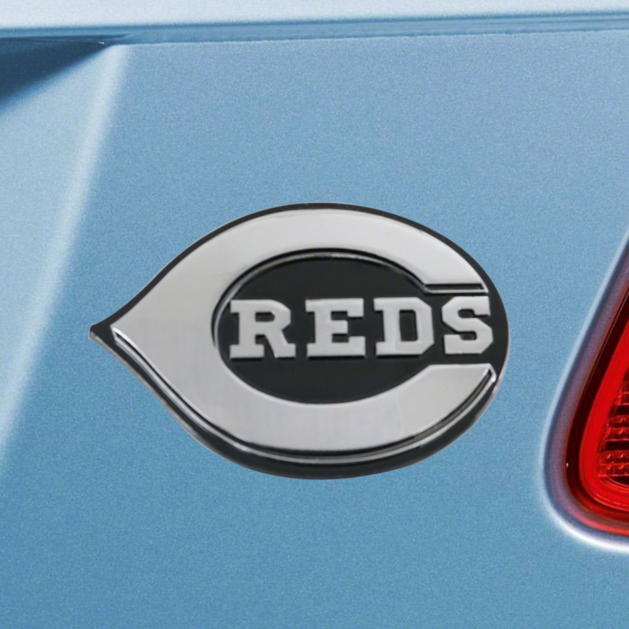 F-250 Super Duty Cincinnati Reds Emblem; Chrome (Universal; Some ...