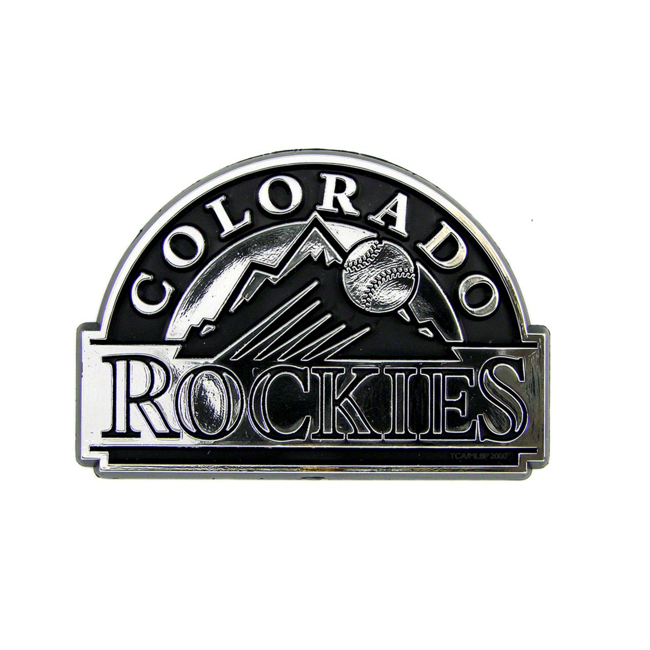 F-250 Super Duty Colorado Rockies Molded Emblem; Chrome (Universal ...