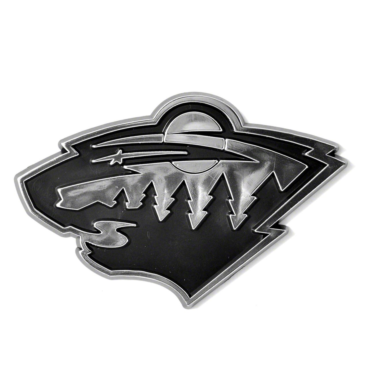 F-250 Super Duty Minnesota Wild Molded Emblem; Chrome (Universal; Some ...