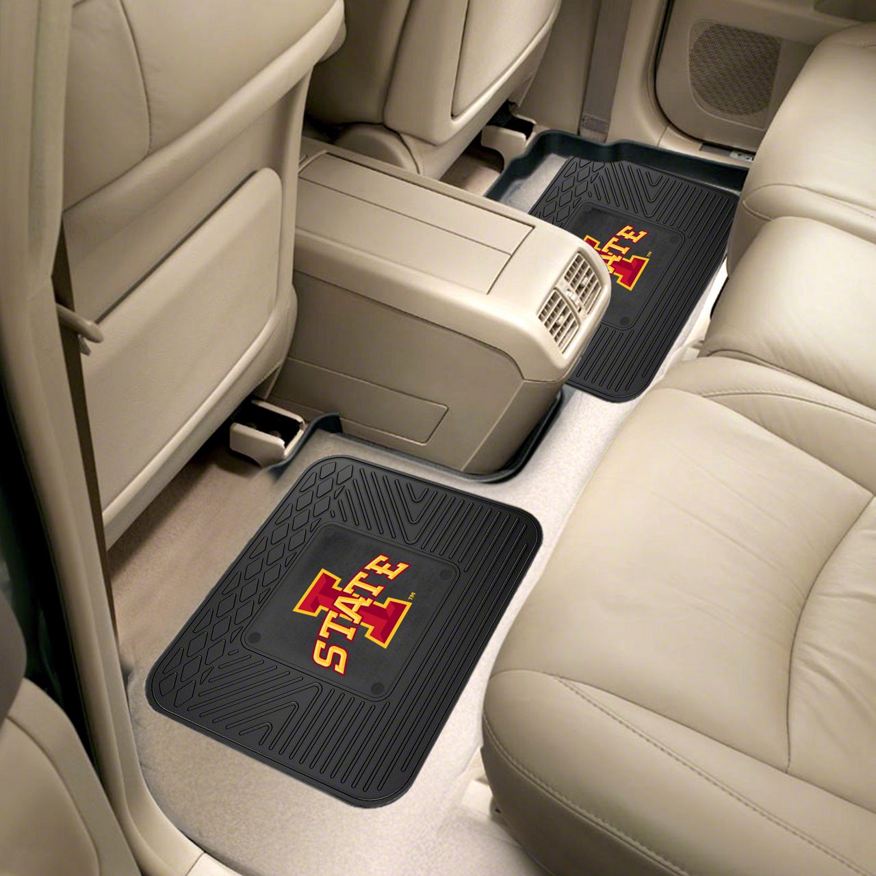 F-250 Super Duty Molded Rear Floor Mats with Iowa State University Logo ...
