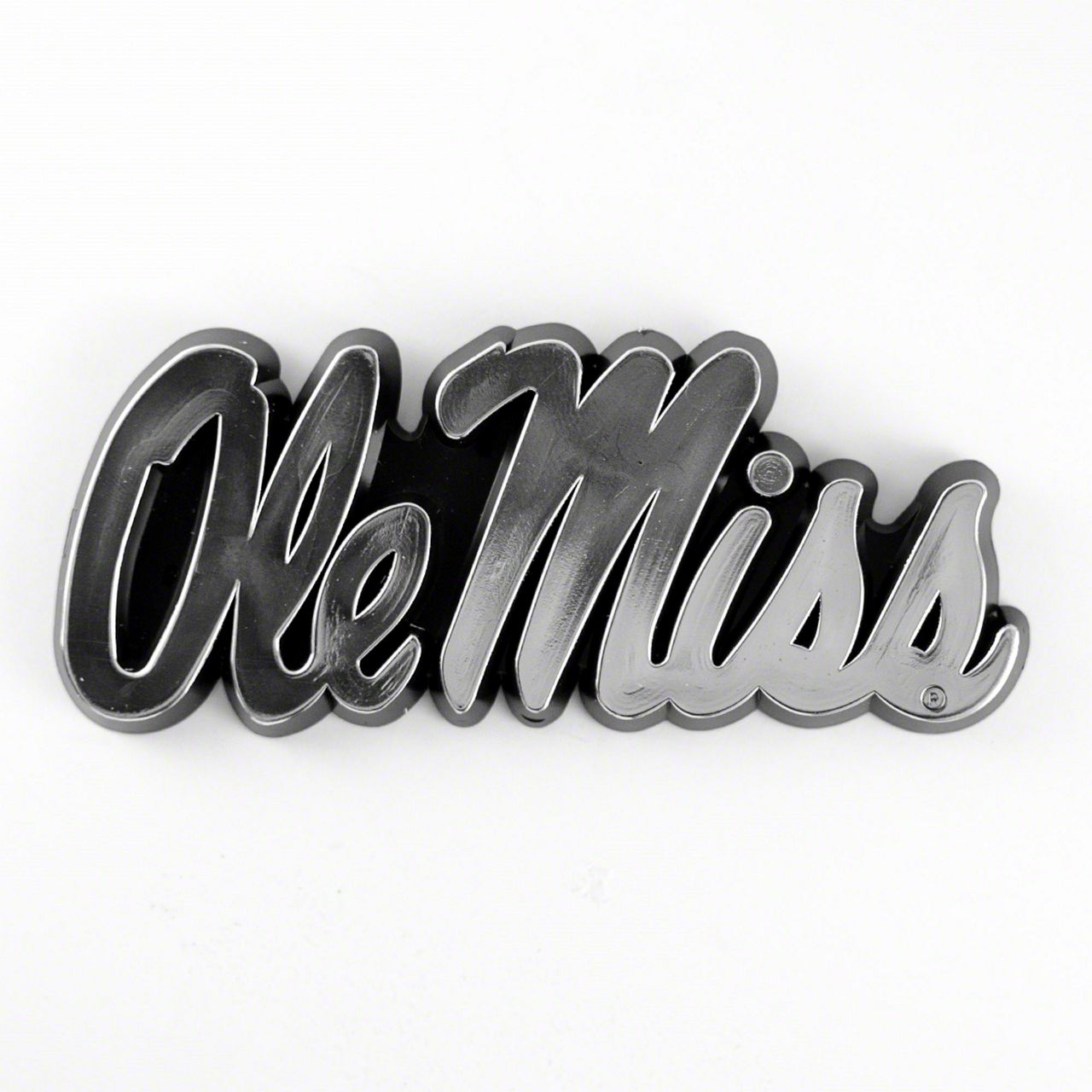 F-250 Super Duty Ole Miss Molded Emblem; Chrome (Universal; Some ...