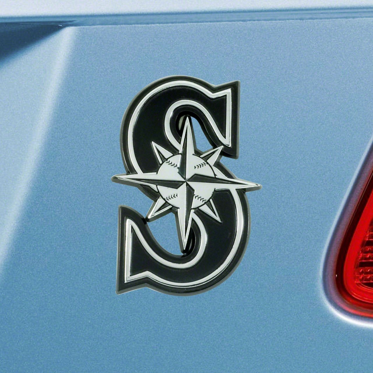 F-250 Super Duty Seattle Mariners Emblem; Chrome (Universal; Some ...