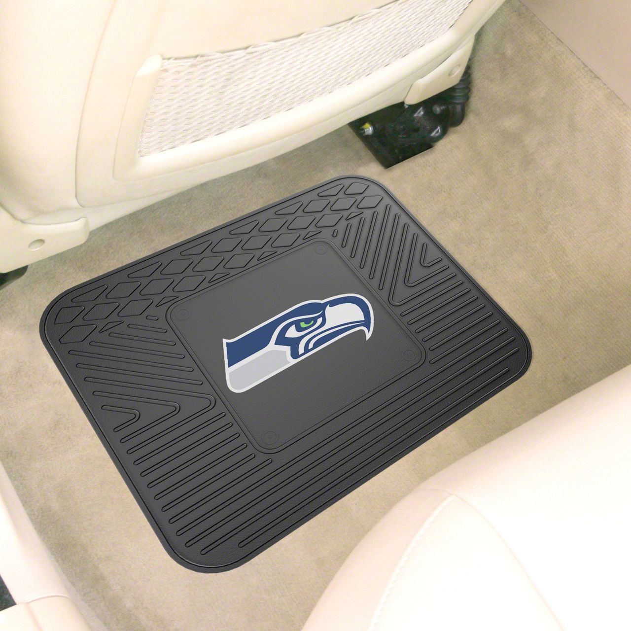 F-250 Super Duty Utility Mat with Seattle Seahawks Logo; Black ...