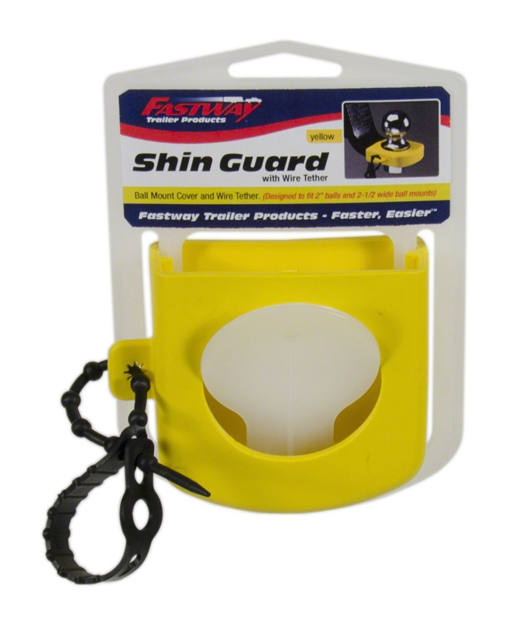 Silverado 1500 SHIN Guard Ball Mount Cover; Yellow