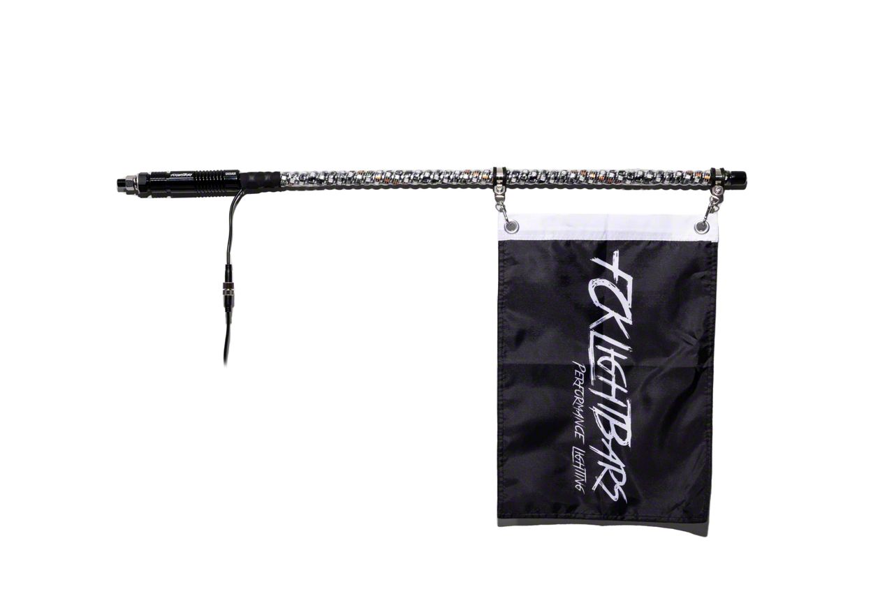 FCKLightBars Yukon 5-Foot High-Intensity LED Whip FCK-LW5F (Universal; Some Adaptation May Be ...