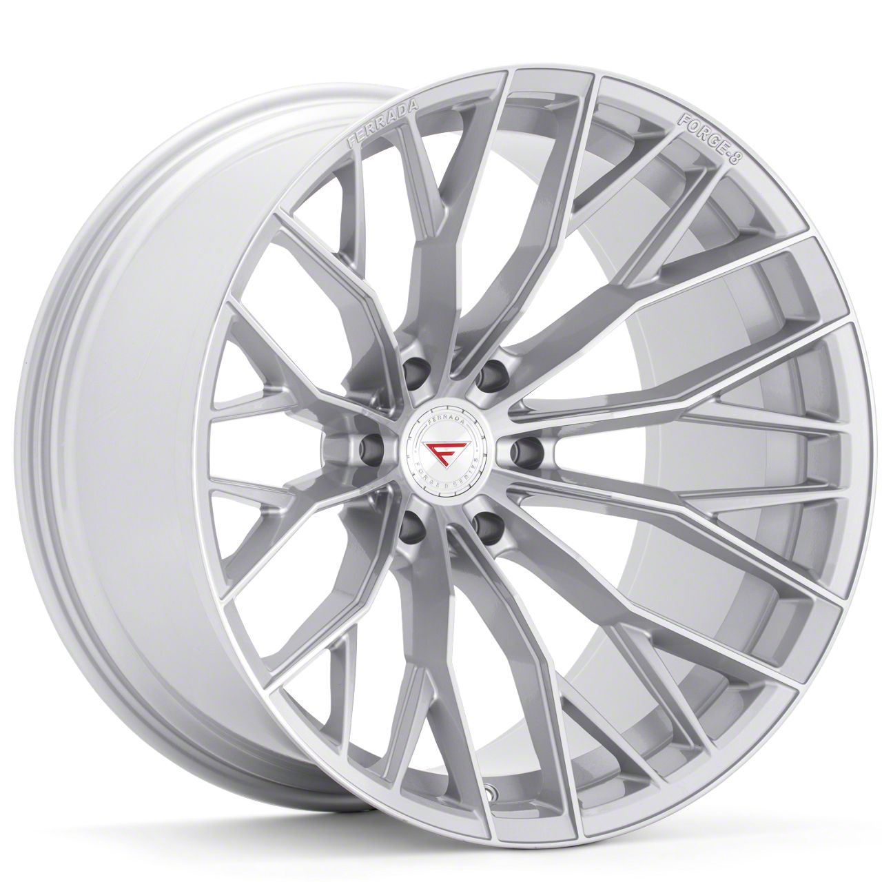 Ferrada Wheels Silverado 1500 FTR9 Machine Silver 6-Lug Wheel; 22x12 ...
