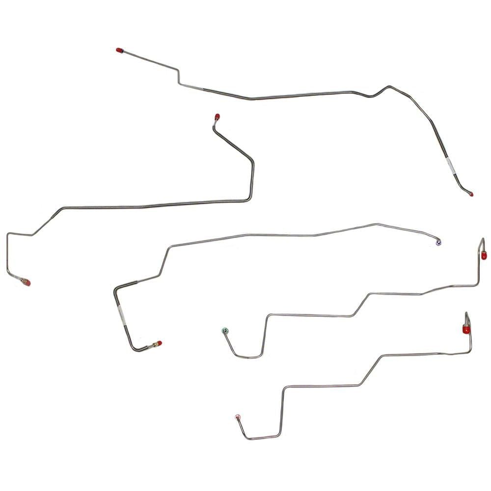 Fine Lines F-250 Super Duty Front Brake Line Kit; Steel TKT9942OM (99 ...