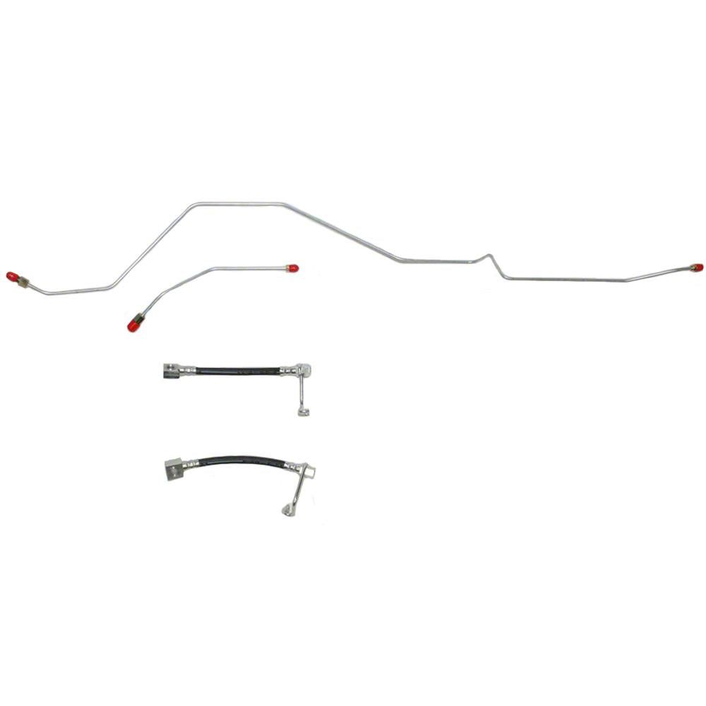 Fine Lines RAM 2500 Rear Brake Line Kit; Steel WRA0352OM (03-09 5.9L, 6 ...