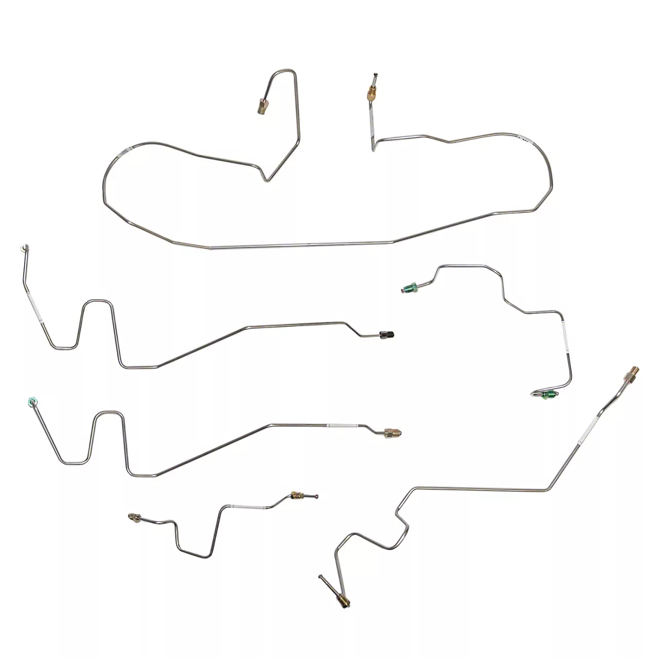 Fine Lines RAM 3500 Front Brake Line Kit; Steel WKT0354OM (03-05 4WD ...