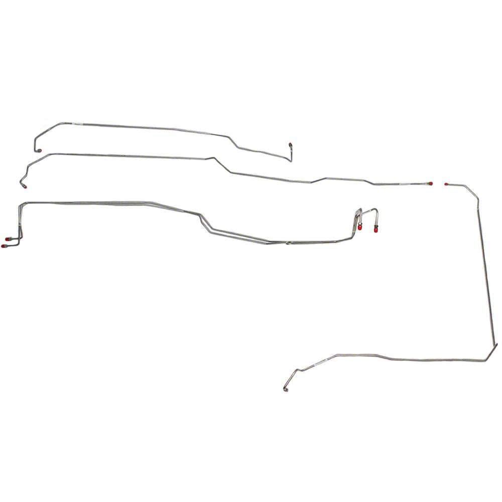 Fine Lines Sierra 1500 Front Brake Line Kit; Steel TKT0701OM (07-08 4WD ...