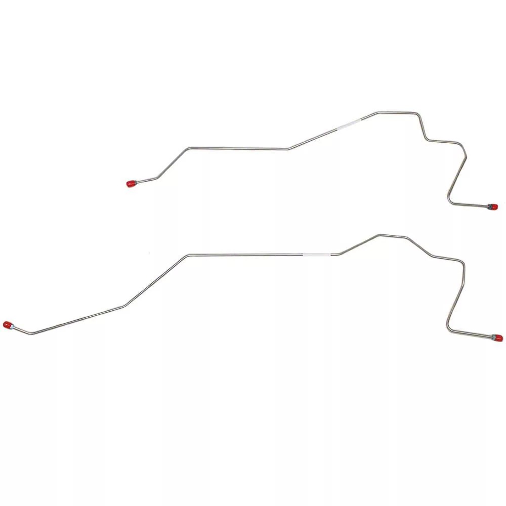 Fine Lines Silverado 1500 Rear Brake Line Kit; Stainless TRA0701SS (07 ...