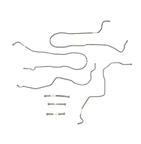 Fine Lines Silverado 2500 Fuel Lines; Steel TGL0404OM (04-10 6.0L, 8.1L ...