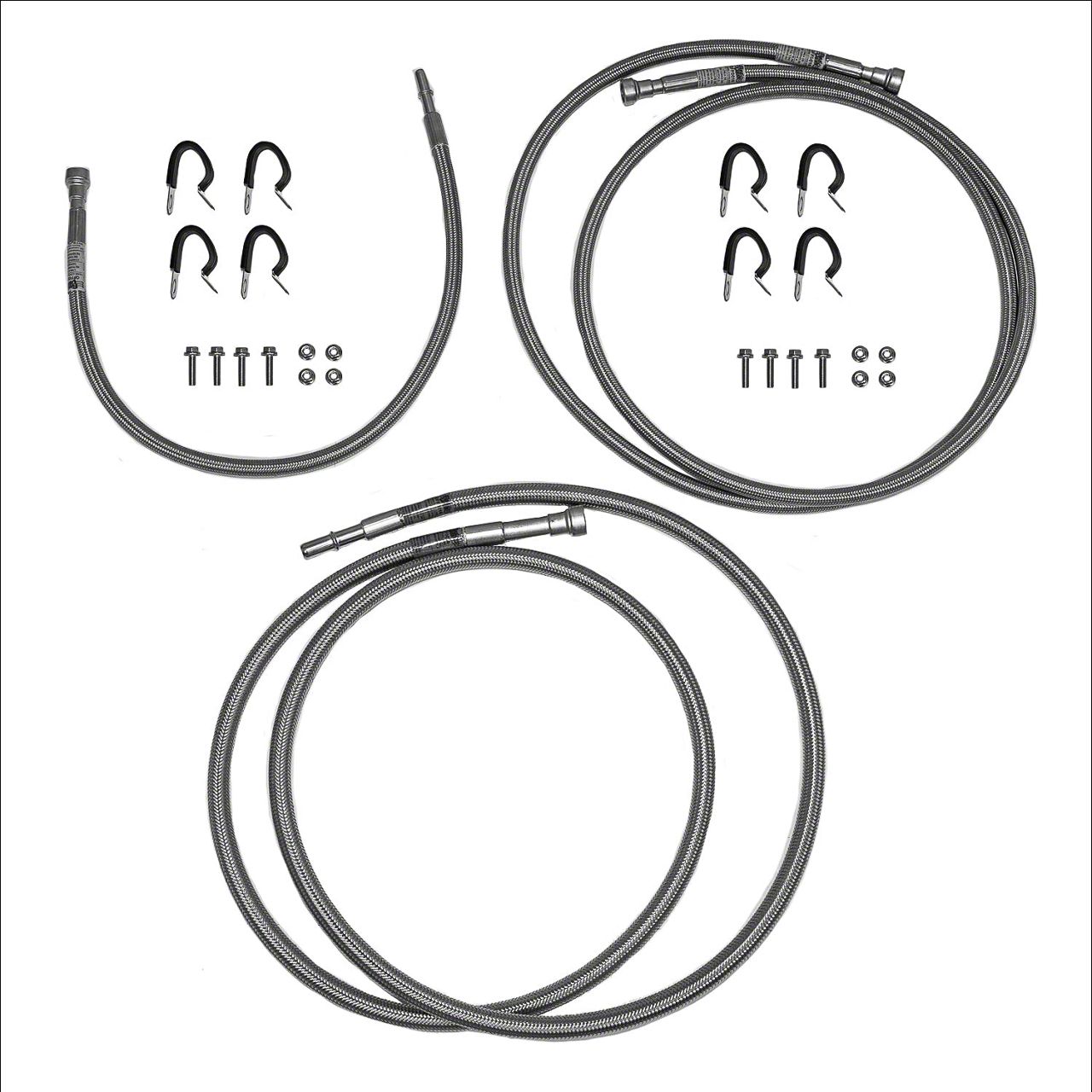 Fine Lines Silverado 2500 Quick Fix Fuel Line Kit; Braided Stainless ...