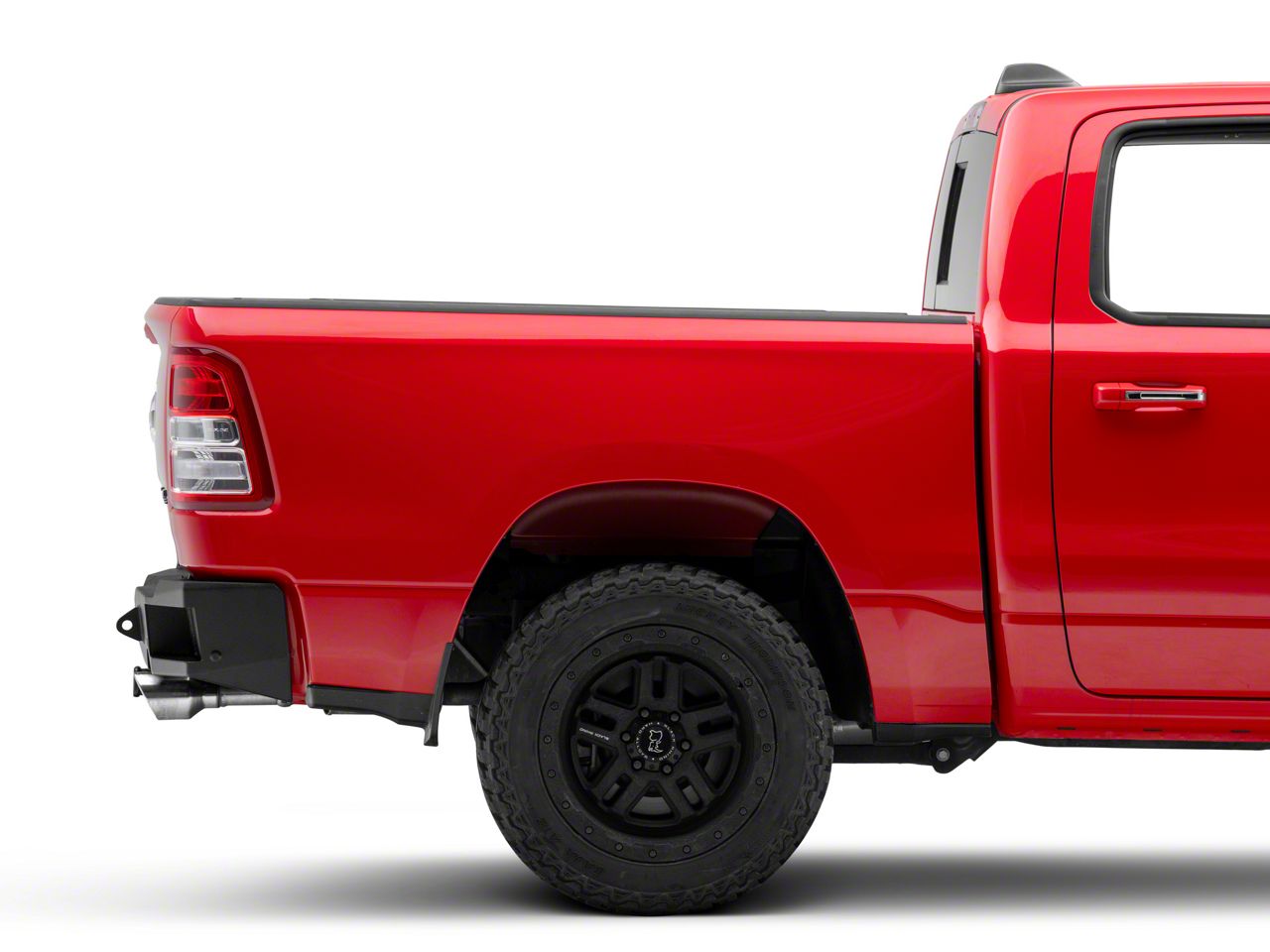 Fishbone Offroad RAM 1500 Pike Series Rear Bumper; Black FB22399 (19-25 ...