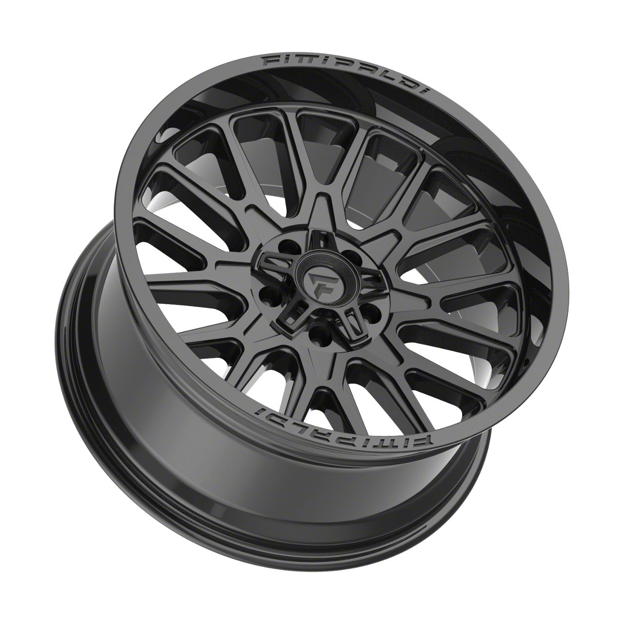 Fittipaldi Offroad Silverado 2500 FA16 Gloss Black Machined 8-Lug Wheel ...