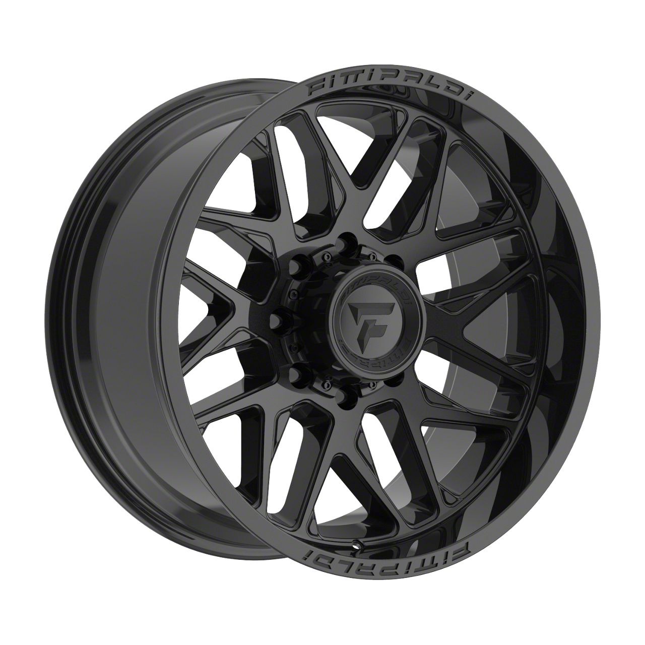 Fittipaldi Offroad Sierra 2500 FA19 Gloss Black 8-Lug Wheel; 20x10 ...