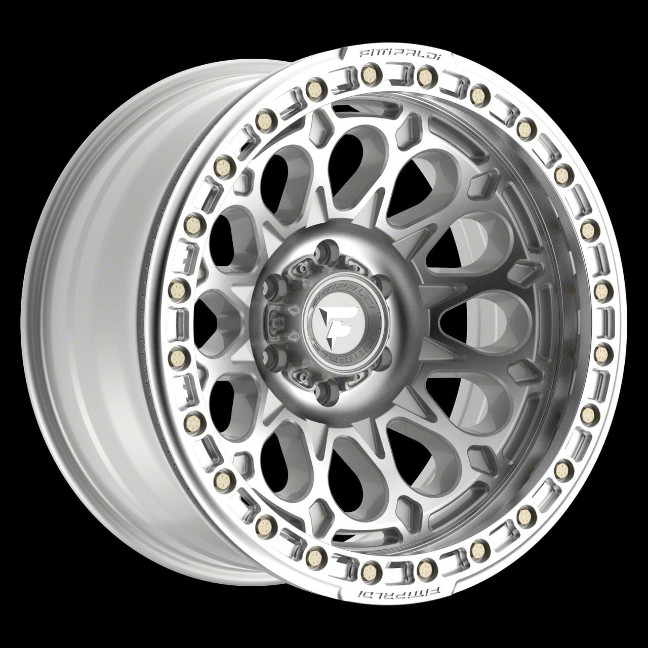 Fittipaldi Offroad F-250 Super Duty FB153 Gloss Silver Machined with ...