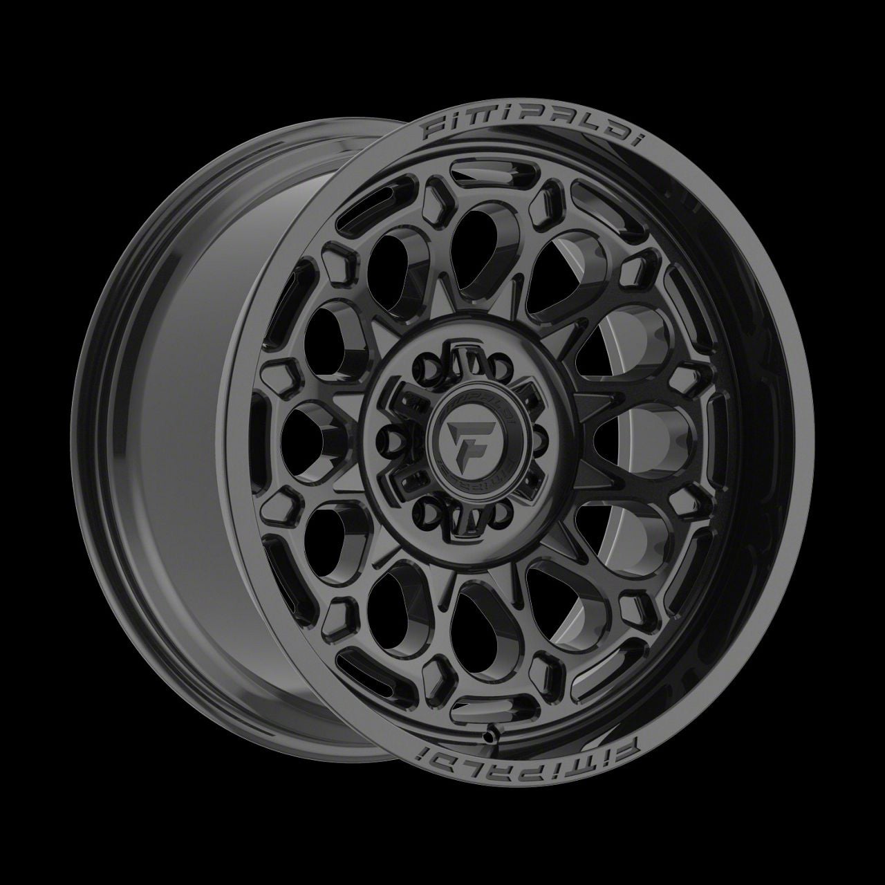 Fittipaldi Offroad F-350 Super Duty FA22 Gloss Black 8-Lug Wheel; 20x10 ...