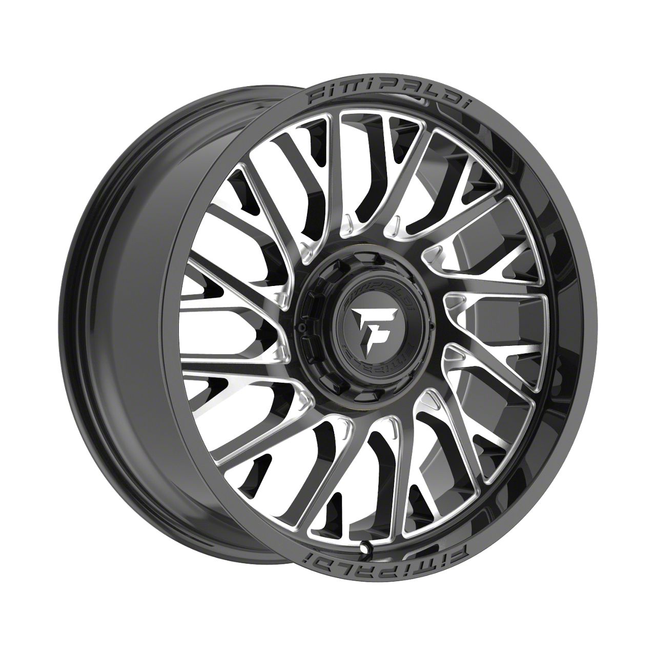 Fittipaldi Offroad F-150 FA08 Gloss Black Milled 6-Lug Wheel; 20x9 ...