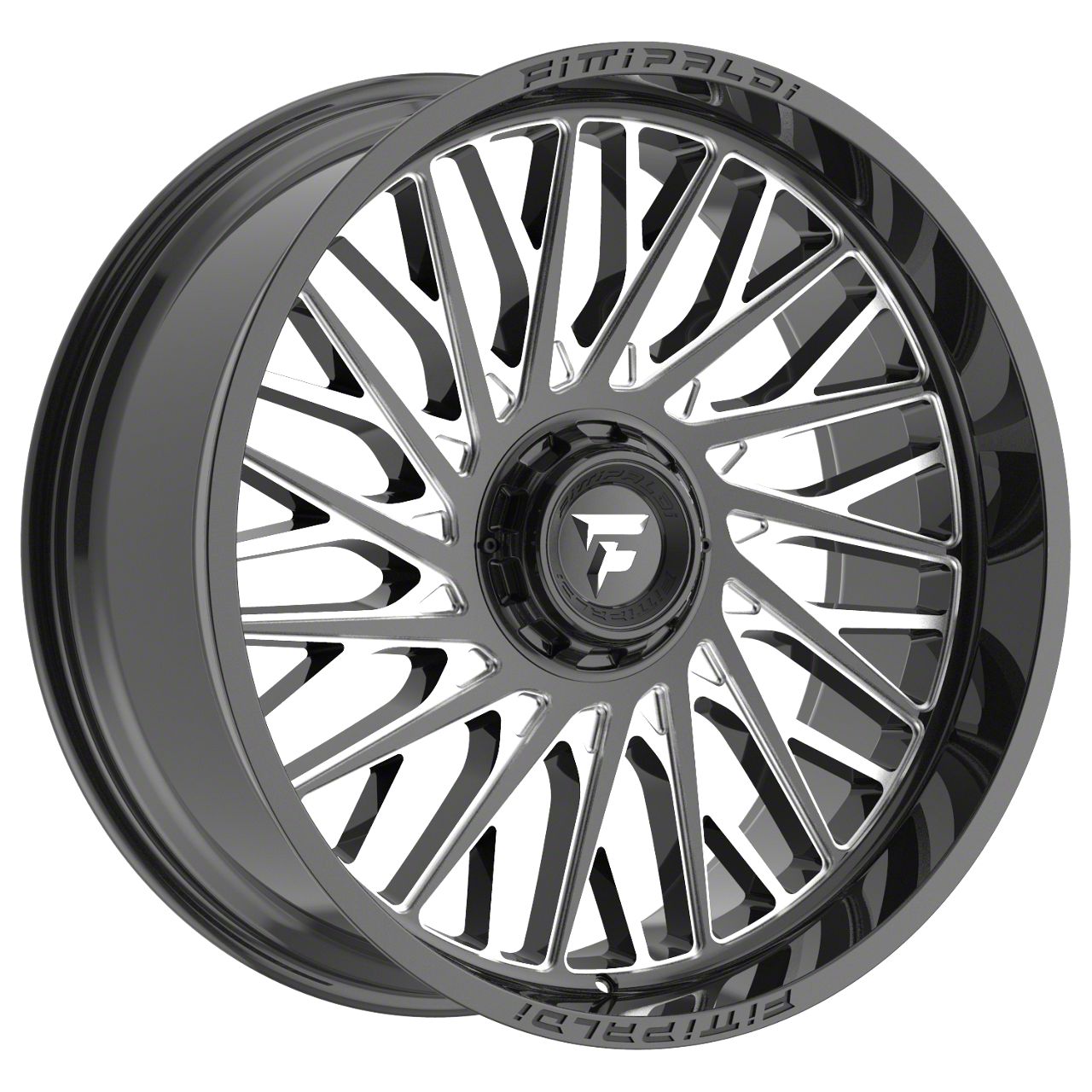 Fittipaldi Offroad F-150 FA08 Gloss Black Milled 6-Lug Wheel; 24x10 ...