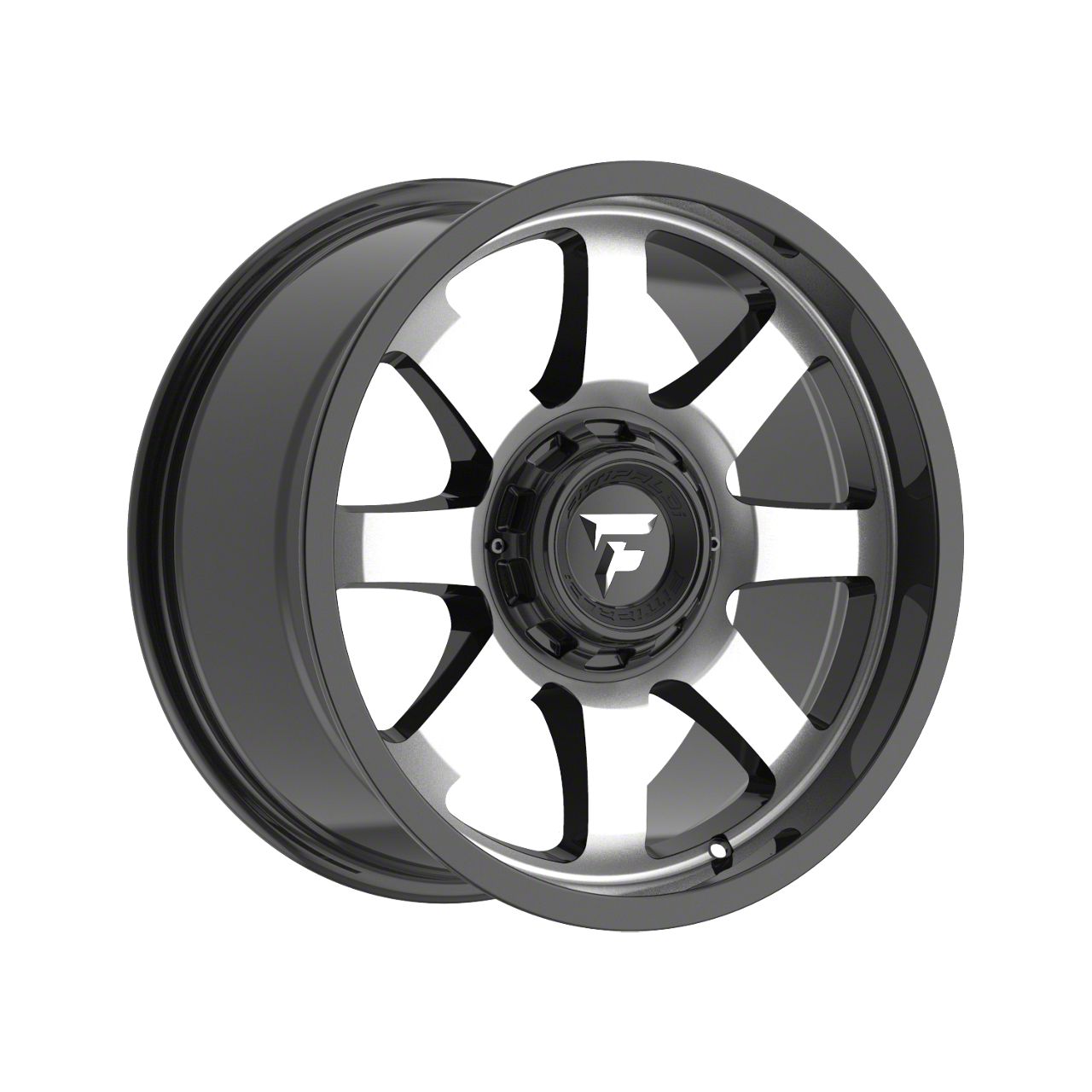 Fittipaldi Offroad F-150 FA16 Gloss Black Machined 6-Lug Wheel; 18x9 ...
