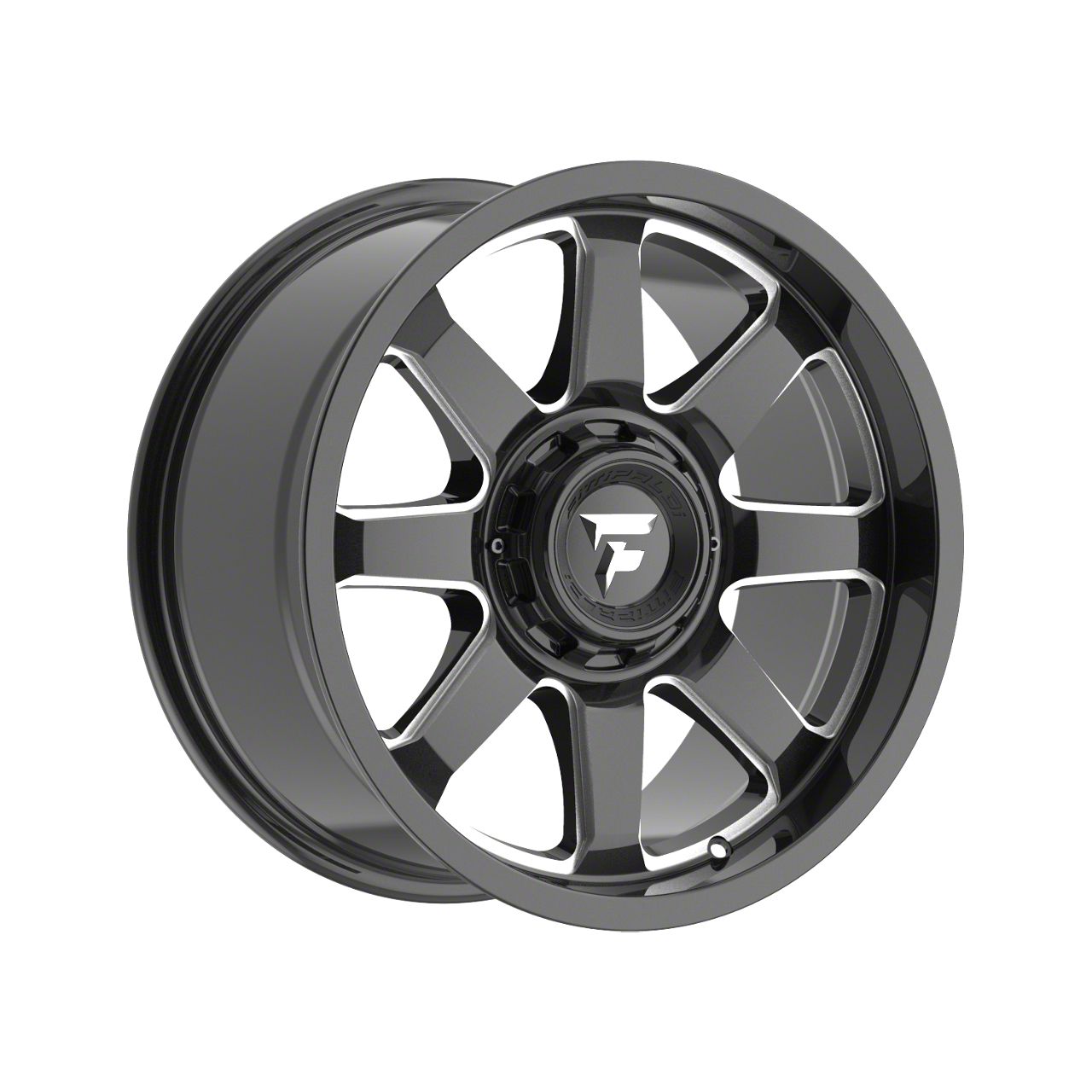 Fittipaldi Offroad F-150 FA16 Gloss Black Milled 6-Lug Wheel; 18x9 ...