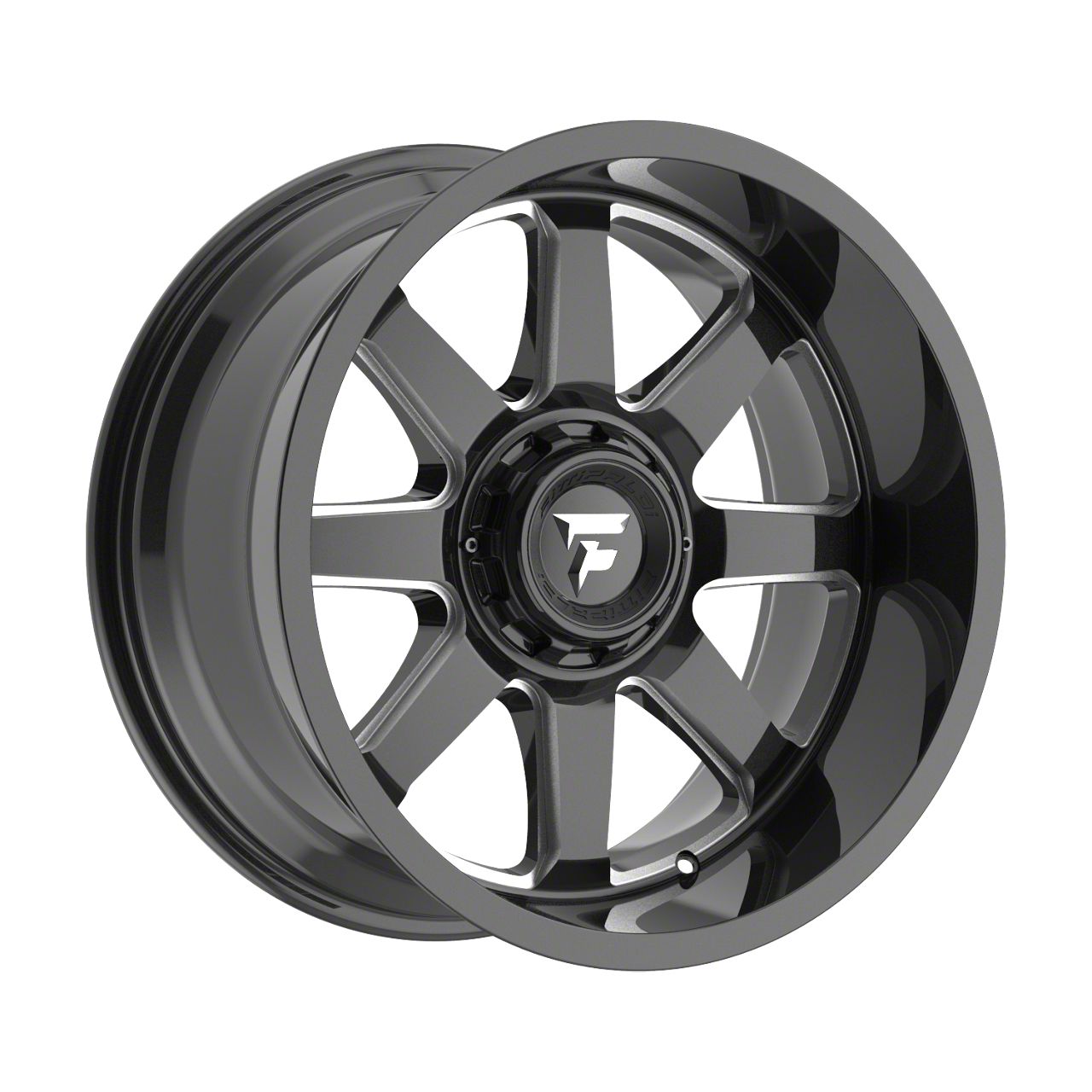 Fittipaldi Offroad F-150 FA16 Gloss Black Milled 6-Lug Wheel; 20x10 ...