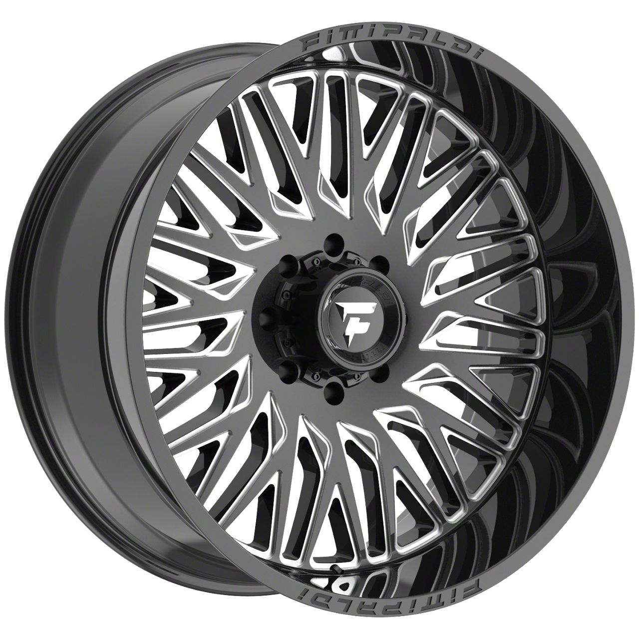 Fittipaldi Offroad F-250 Super Duty FA07 Gloss Black Milled 8-Lug Wheel ...