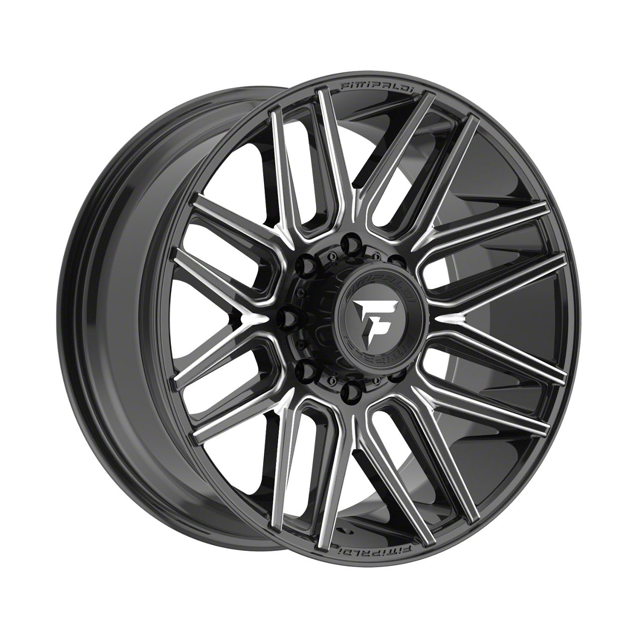 Fittipaldi Offroad F-250 Super Duty FA14 Gloss Black Milled 8-Lug Wheel ...