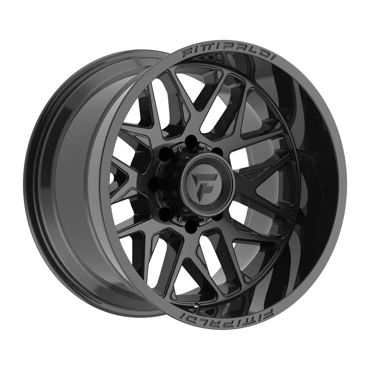 Fittipaldi Offroad F-250 Super Duty FA19 Gloss Black 8-Lug Wheel; 20x12 ...