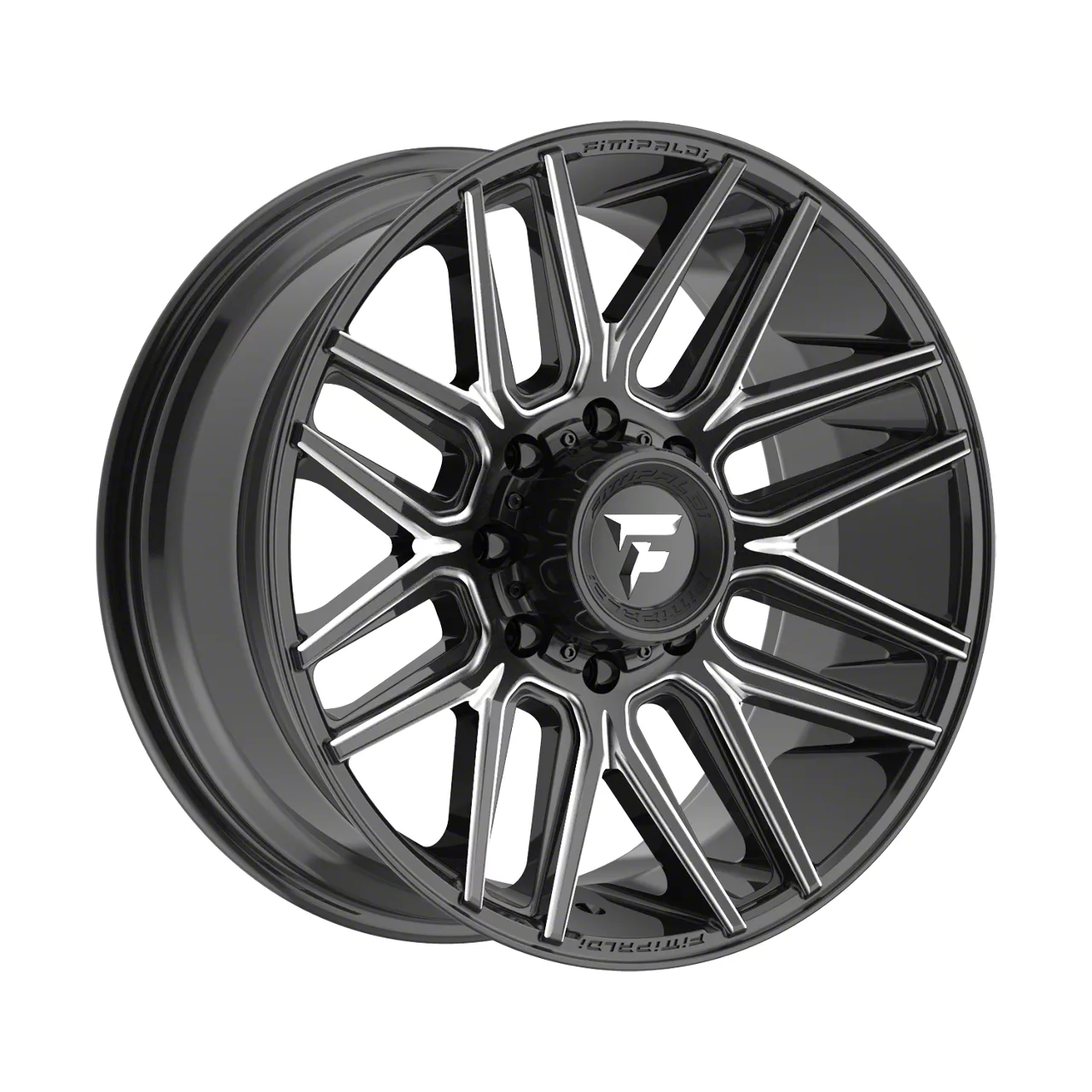 Fittipaldi Offroad F-350 Super Duty FA14 Gloss Black Milled 8-Lug Wheel; 20x9; 18mm Offset FA14 ...