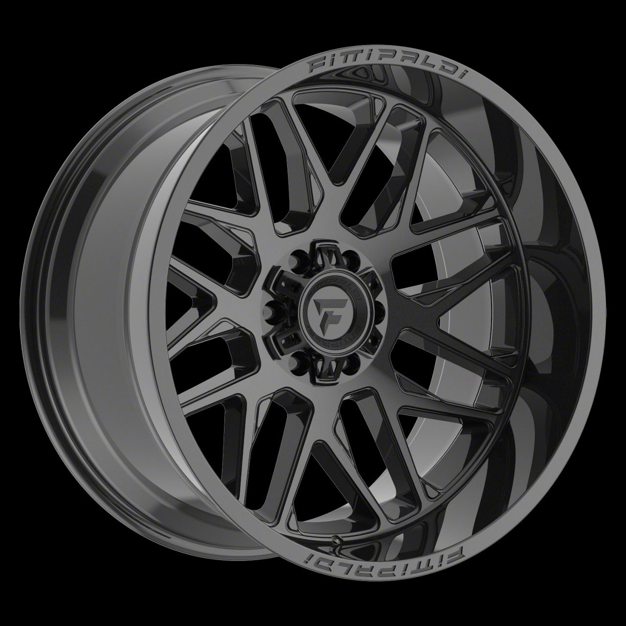 Fittipaldi Offroad F-250 Super Duty FA19 Gloss Black 8-Lug Wheel; 20x12 ...