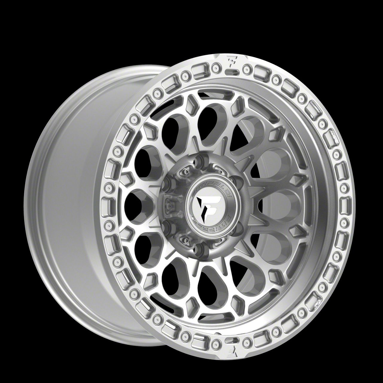 Fittipaldi Offroad F-350 Super Duty FT101 Gloss Silver with Machined ...