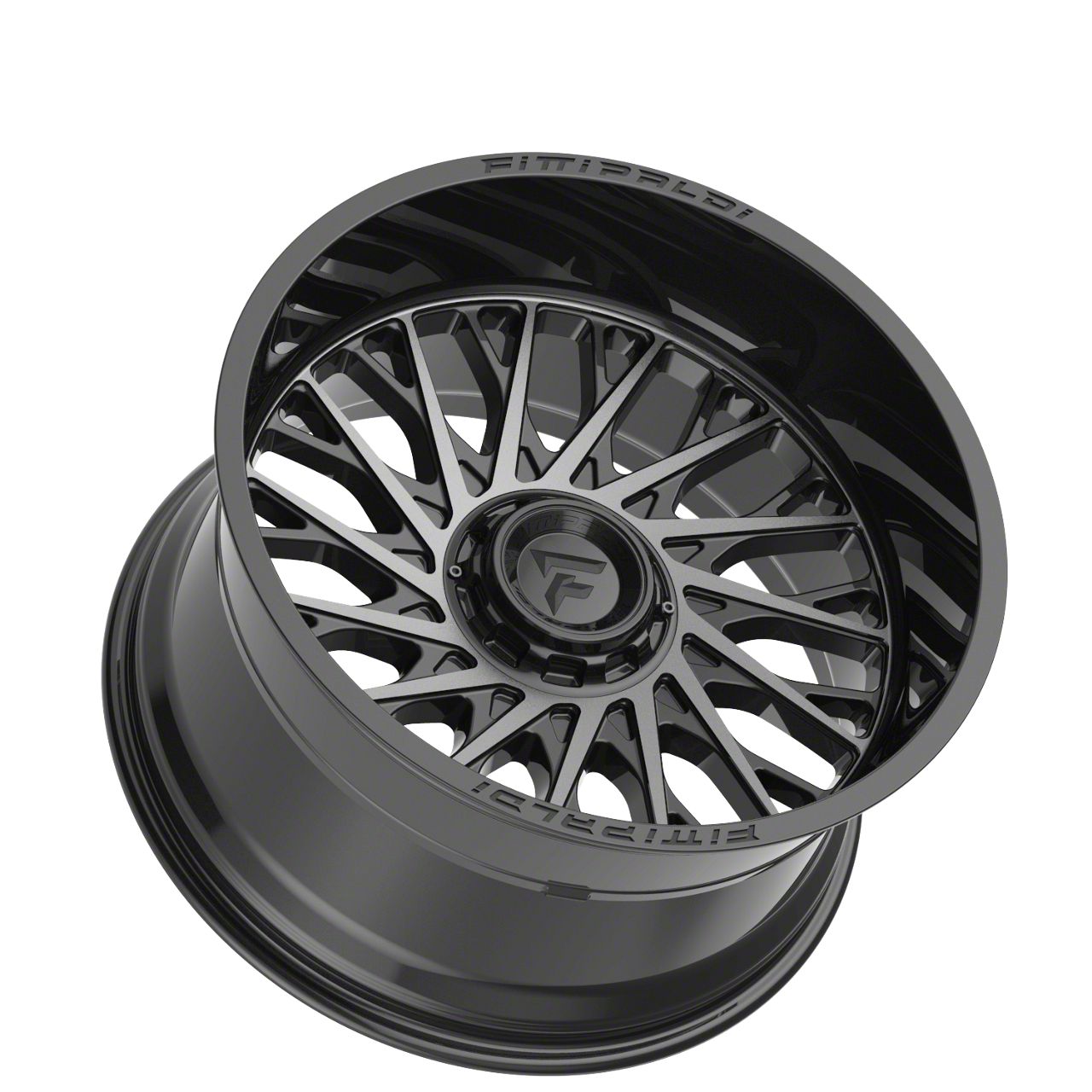 Fittipaldi Offroad Colorado FA08 Gloss Black Machined with Dark Tint 6 ...