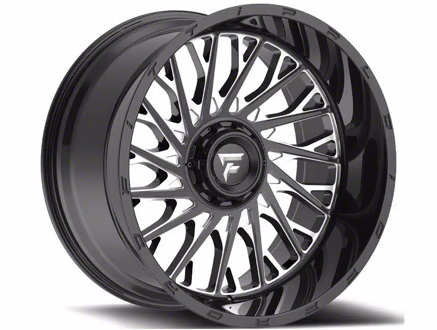 Fittipaldi Offroad F-150 FTC08 Gloss Black with Milled Accents 6-Lug ...
