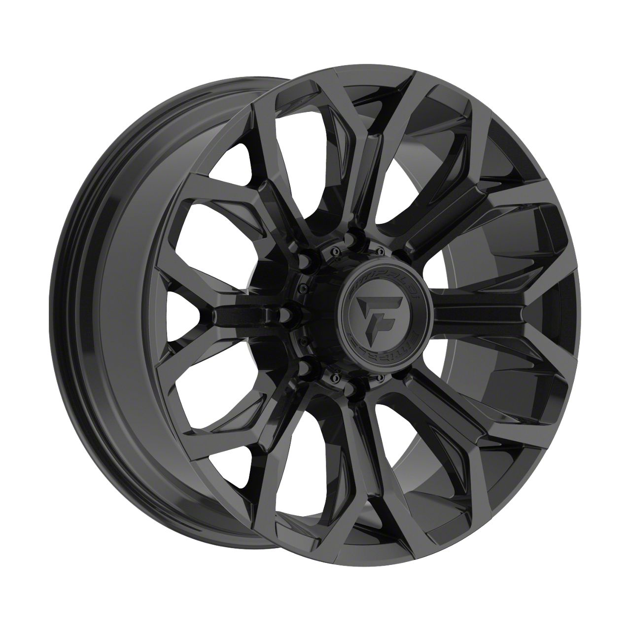 Fittipaldi Offroad F-250 Super Duty FA21 Gloss Black 8-Lug Wheel; 20x9 ...