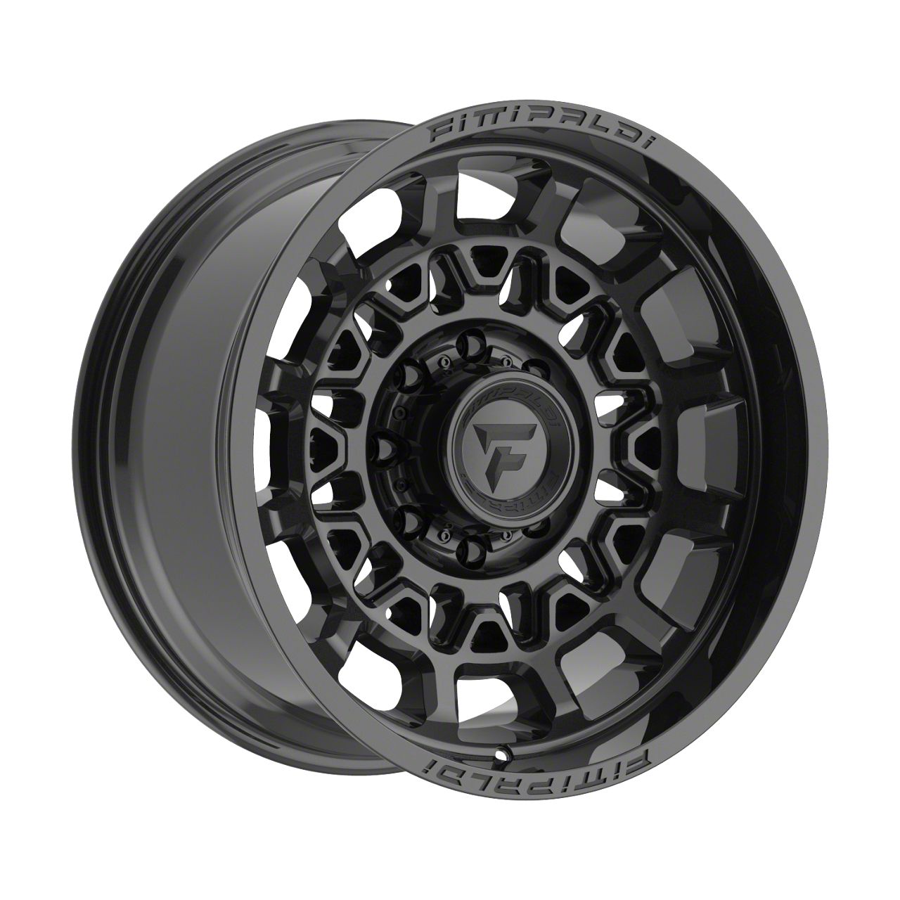 Fittipaldi Offroad F-250 Super Duty FA23 Gloss Black 8-Lug Wheel; 20x10 ...
