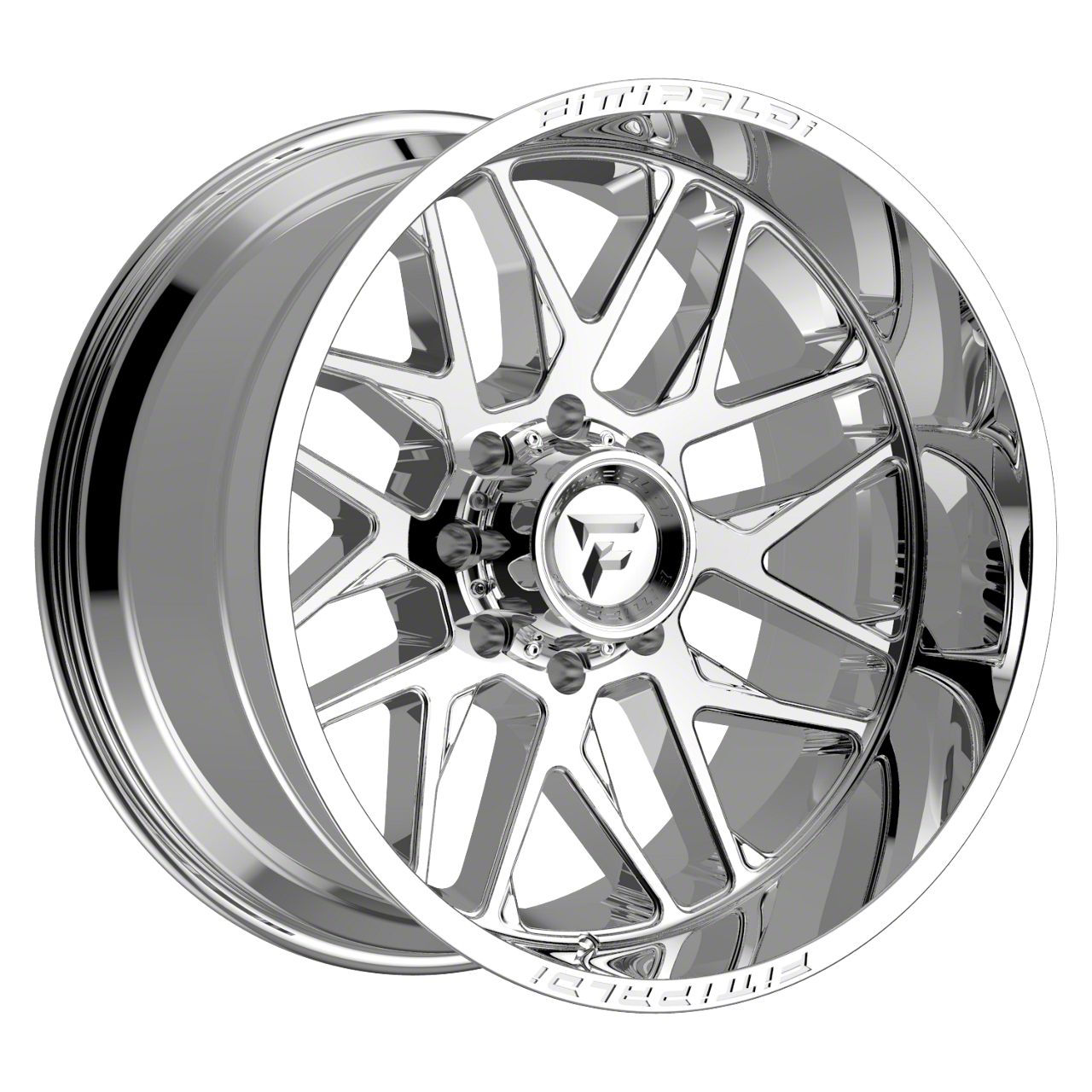 Fittipaldi Offroad Sierra 3500 FA19 Mirror Coat 8-Lug Wheel; 22x12 ...