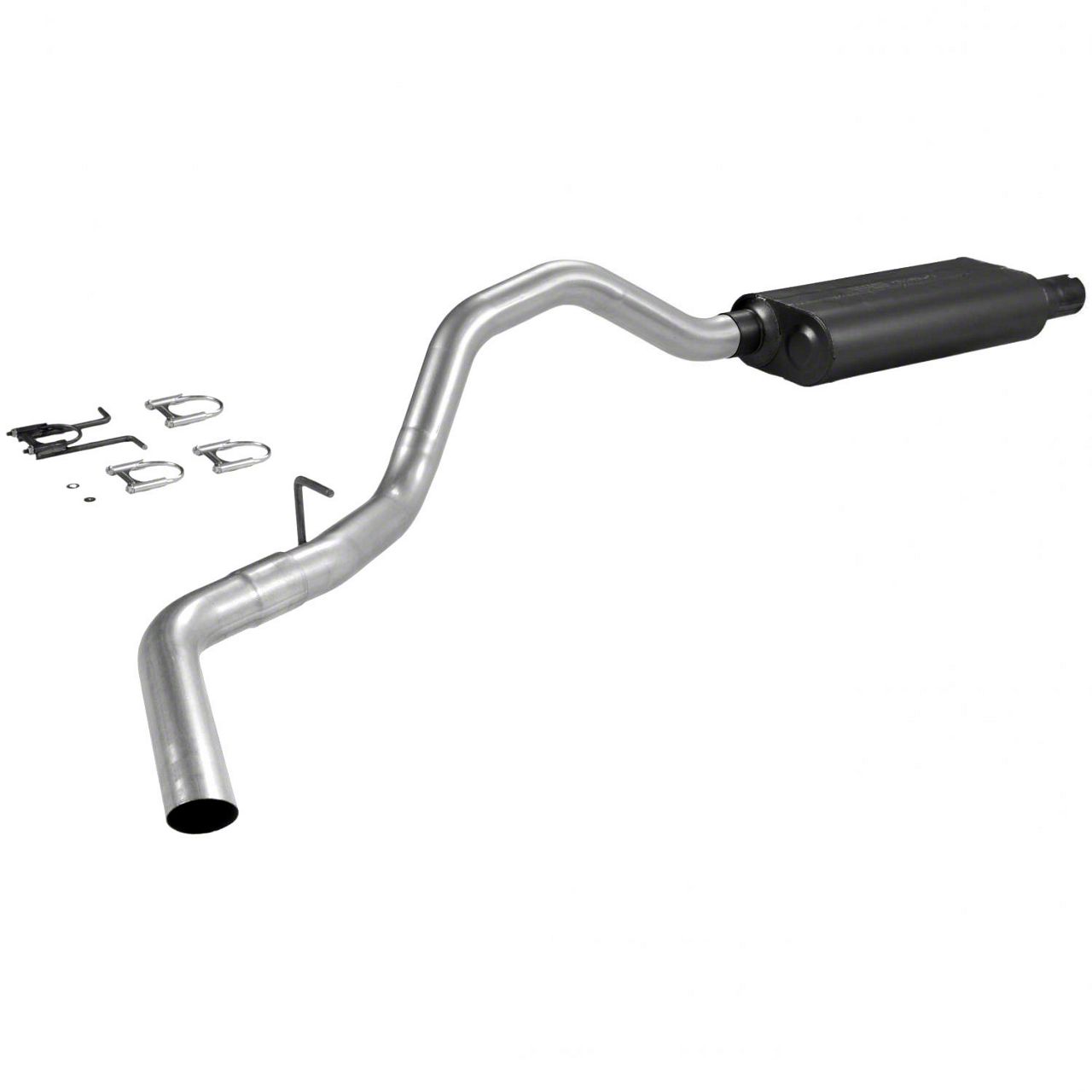 Flowmaster F-250 Super Duty Force II Single Exhaust System; Side Exit ...