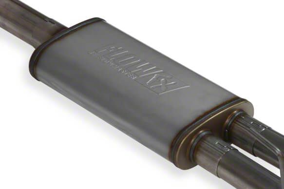 Flowmaster F-150 FlowFX Dual Exhaust System with Black Tips; Side Exit ...