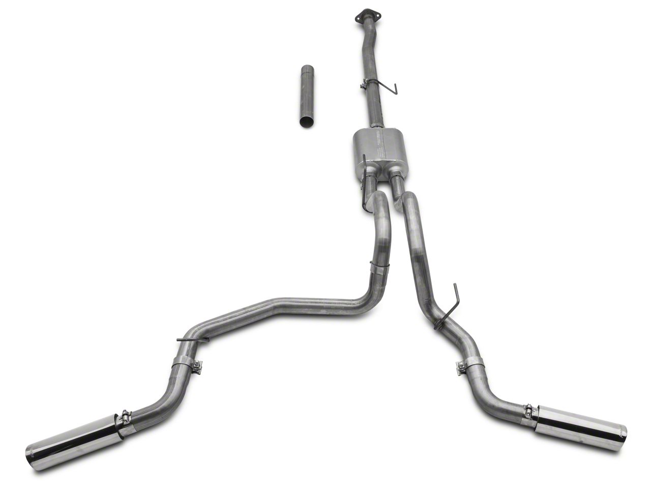 Flowmaster F-150 American Thunder Dual Exhaust System - Side/Rear Exit ...