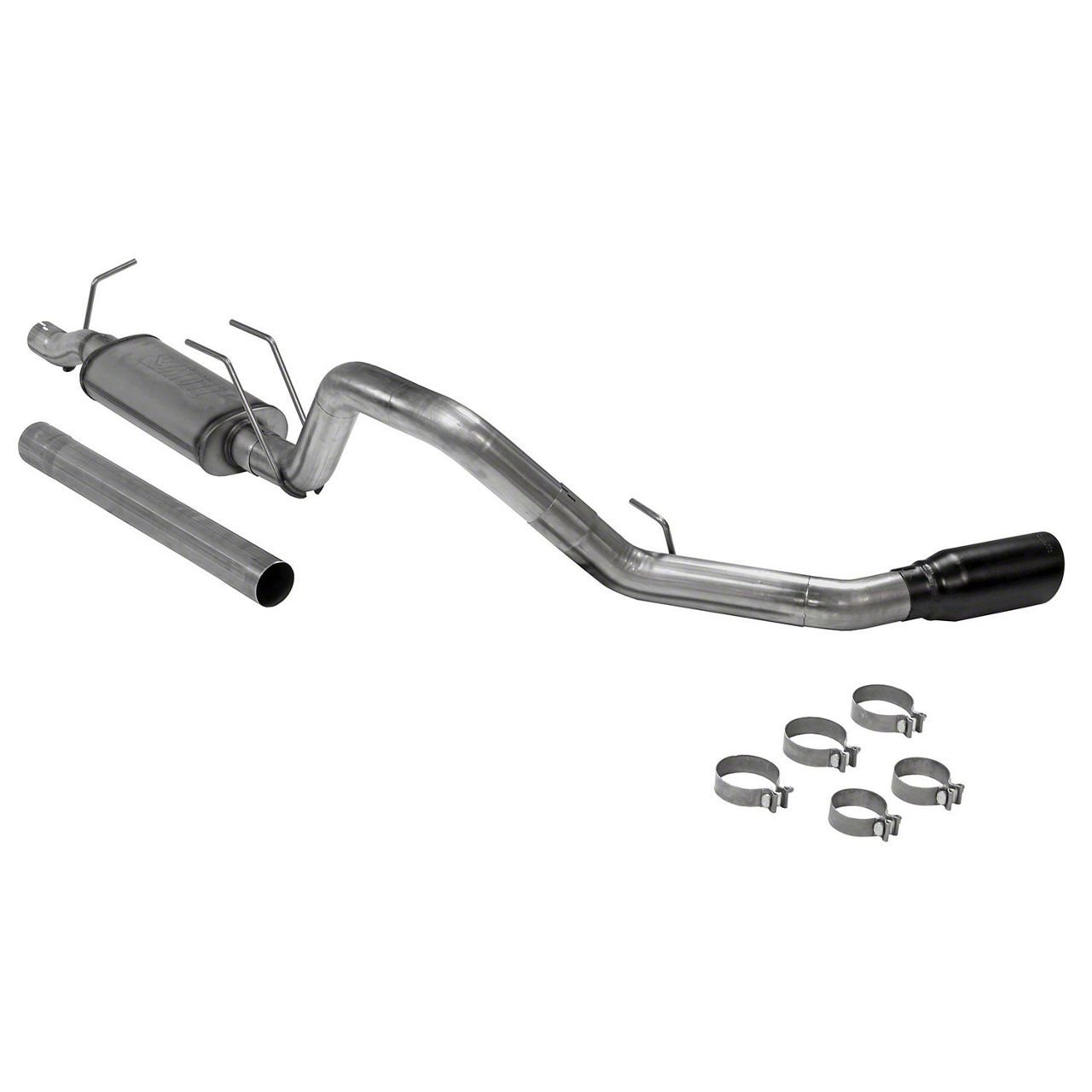 Flowmaster F-350 Super Duty FlowFX Single Exhaust System with Black Tip ...