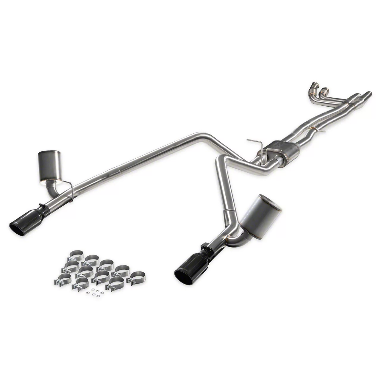 Flowmaster RAM 1500 Signature Series Dual Exhaust System with Black ...